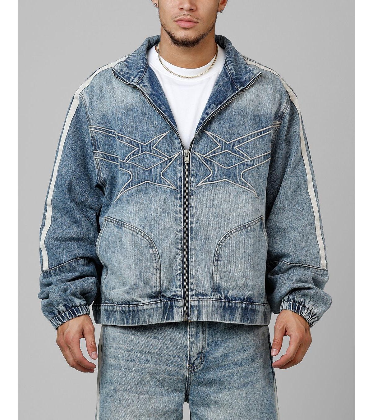 Click here for Loiter Mens Track Star Denim Jacket prices