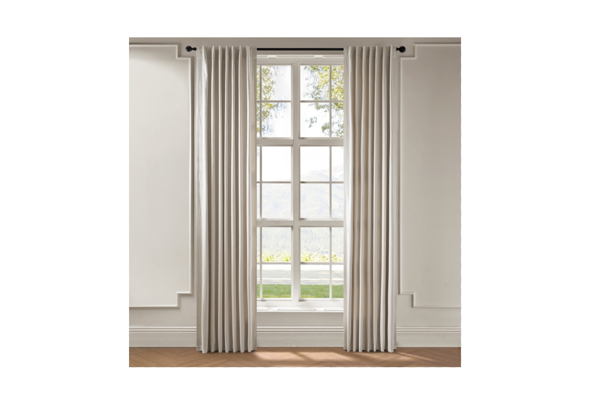 Click here for Z Gallerie Marble Velvet Curtain - White prices