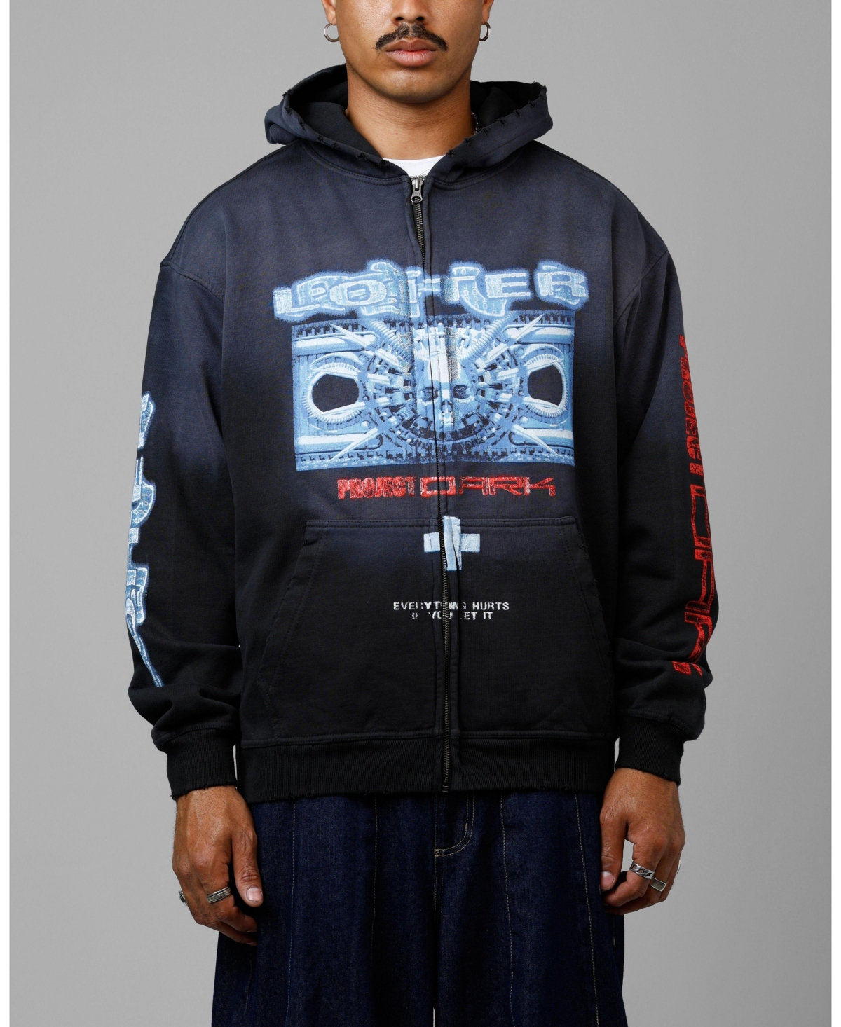 Click here for Loiter Mens Void Zip Hoodie prices