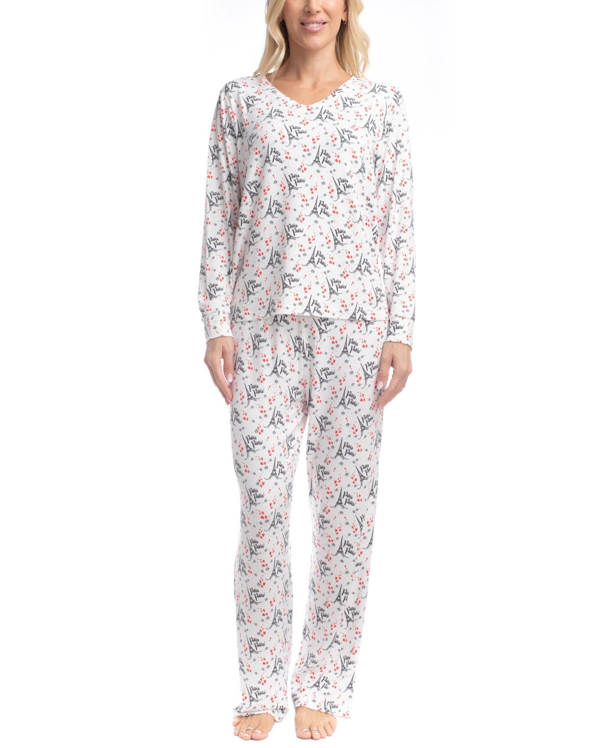 Click here for Goodnight Kiss Max and Relax Pant Set - Whiteeifel prices
