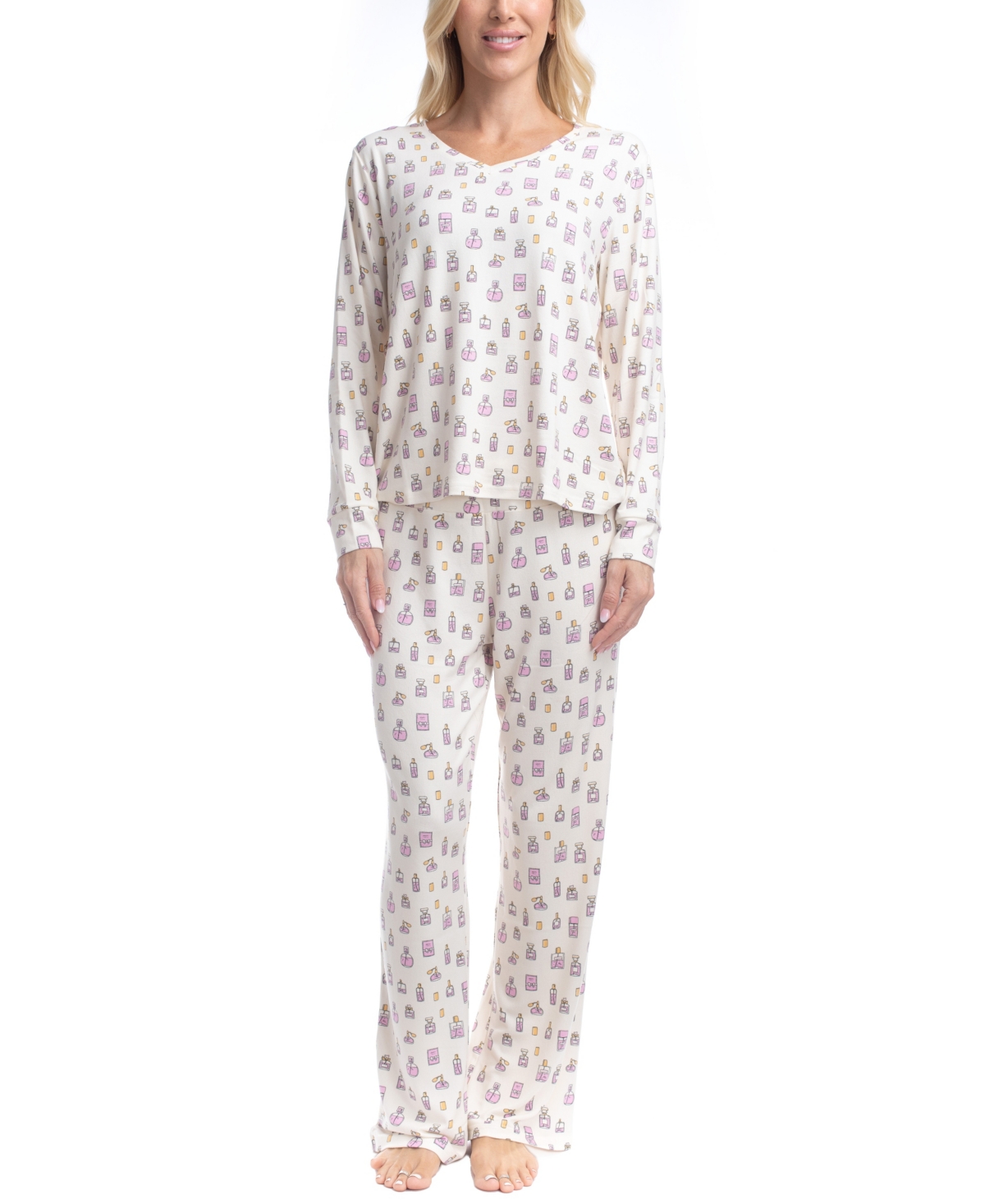 Click here for Goodnight Kiss Max and Relax Pant Set - Cream Perf prices