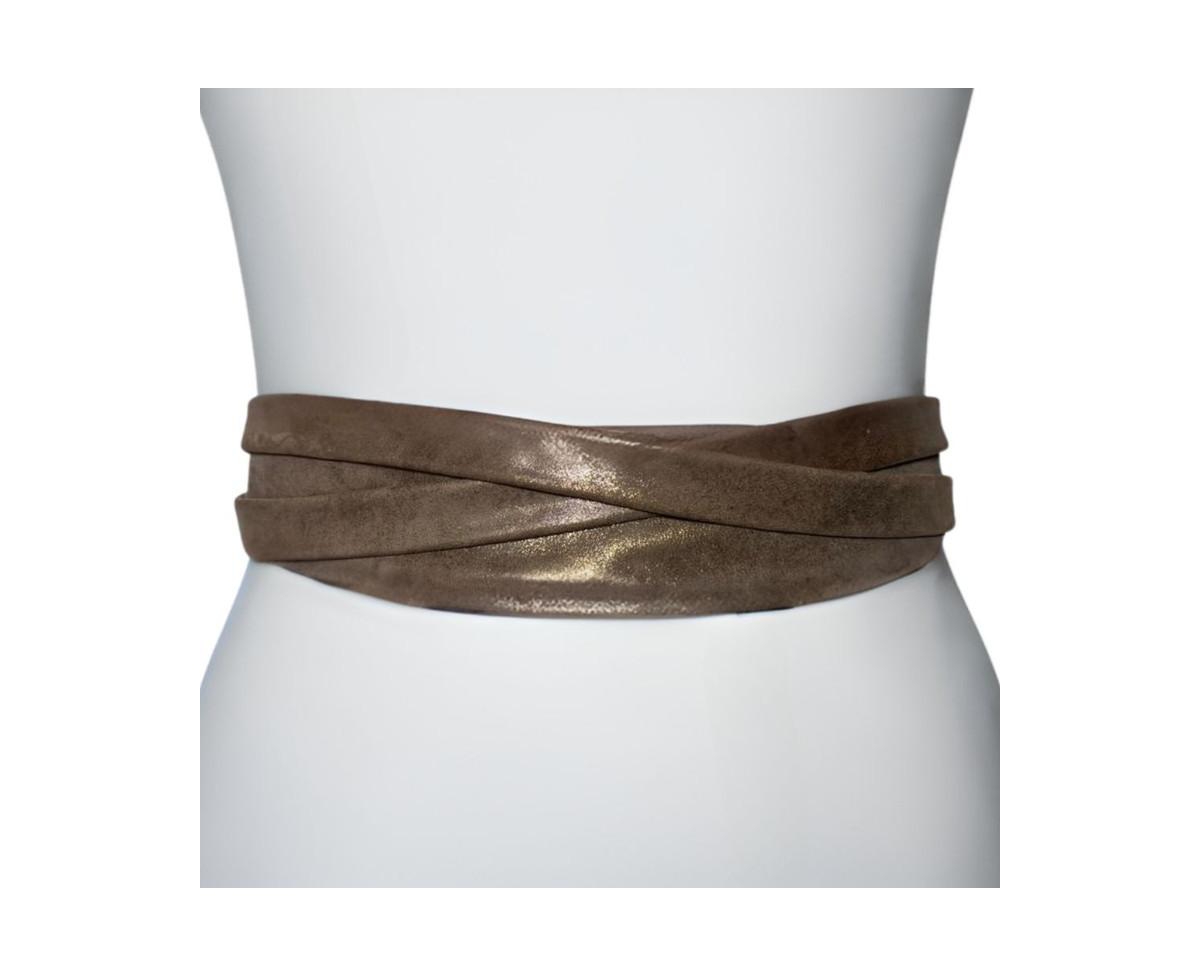 Click here for Ada Collection Women Midi Wrap Belt - Truffle prices
