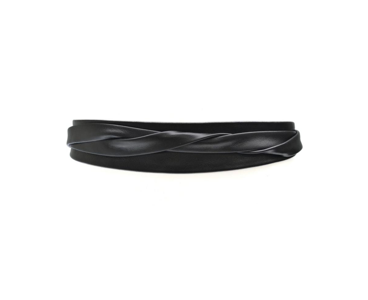 Click here for Ada Collection Women Midi Wrap Belt - Black prices
