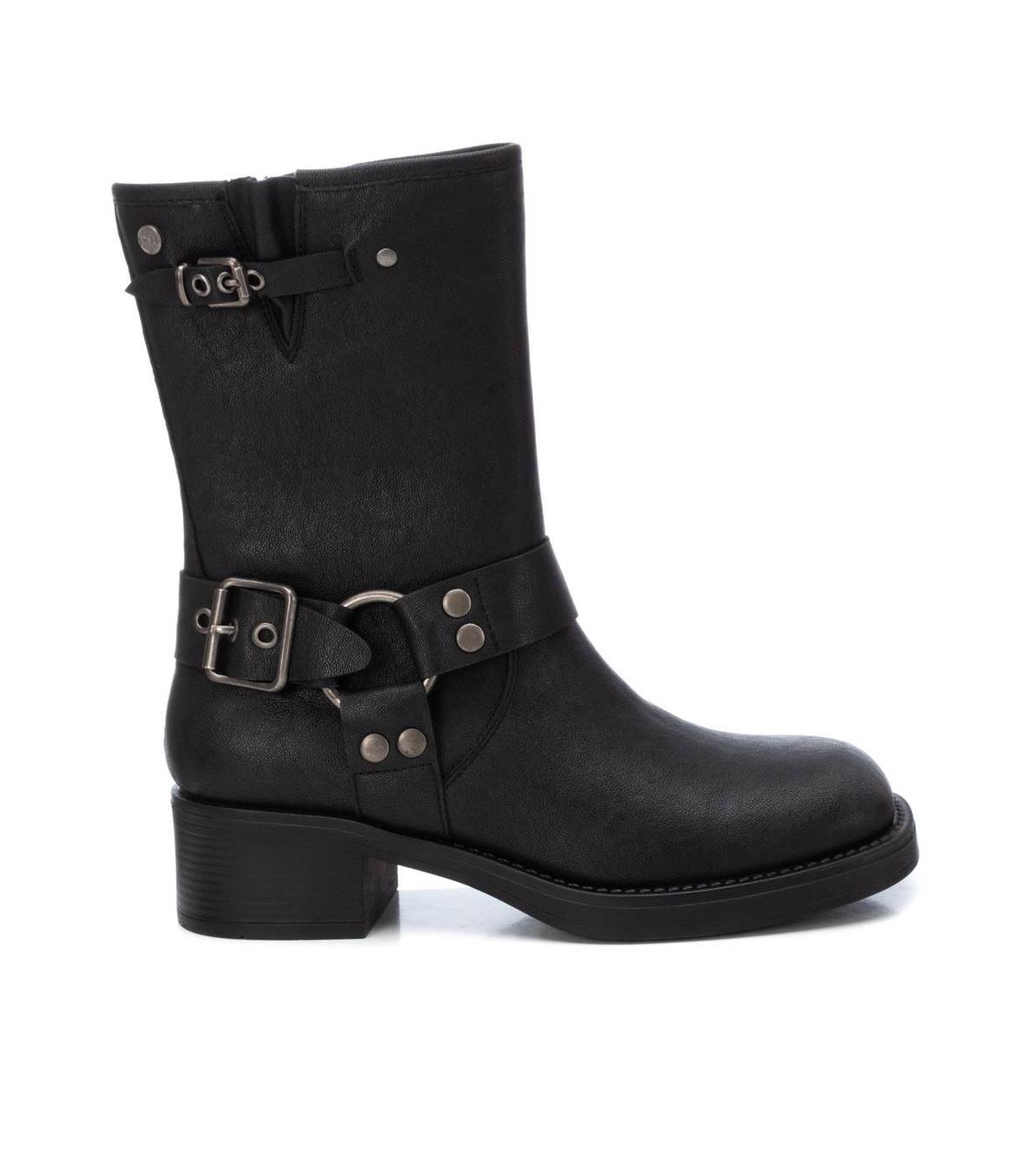 Click here for Xti Womens Biker Booties - Black prices