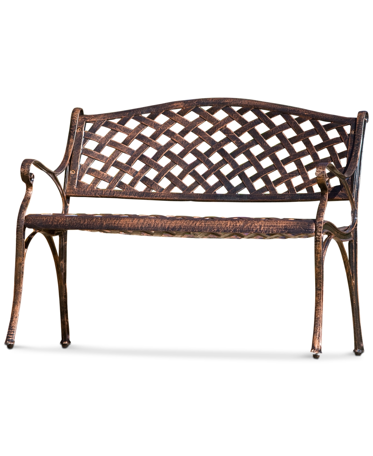Click here for Elmann Antiqued Copper-Finish Bench - Copper prices