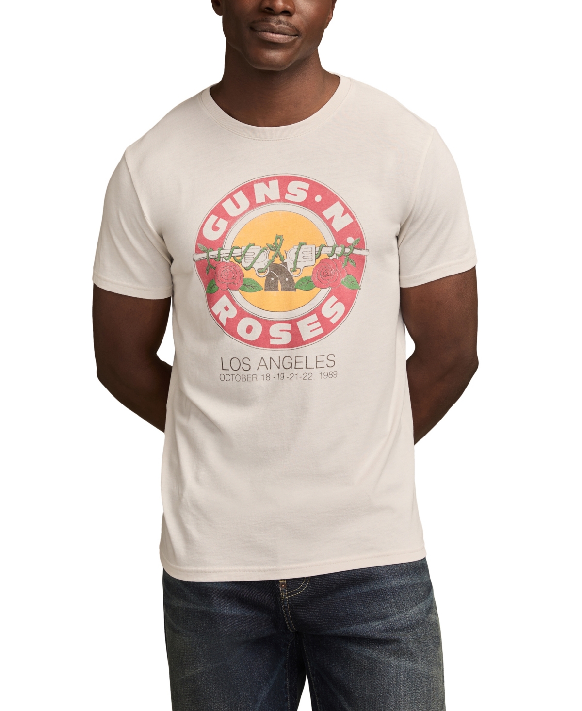 Click here for Lucky Brand Mens Guns N Roses Circle Graphic Crewn... prices