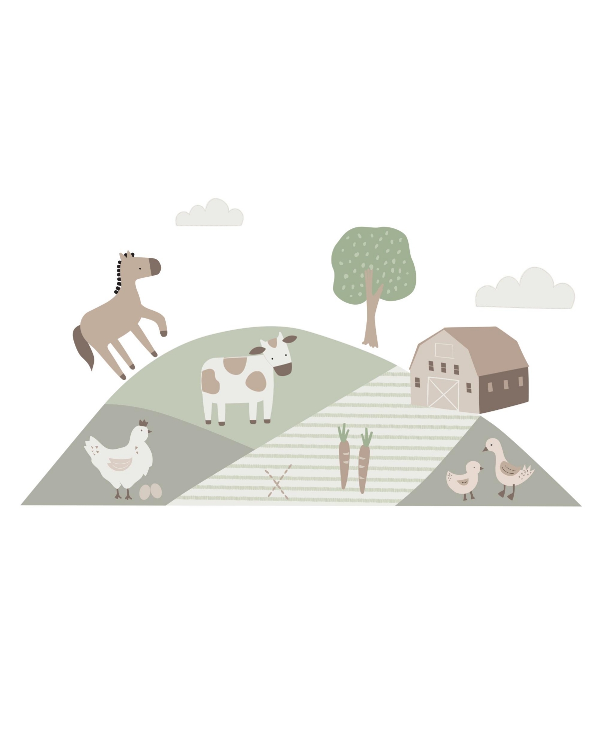 Click here for Bedtime Originals Farmyard Friends Wall Decals/Sti... prices