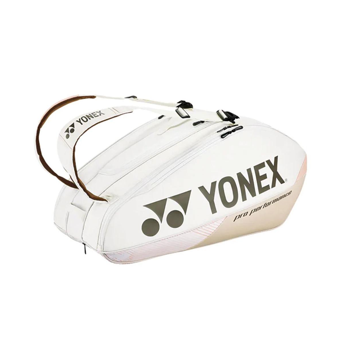 Click here for Yonex Pro Racquet Bag 6 Pack - Sand beige prices