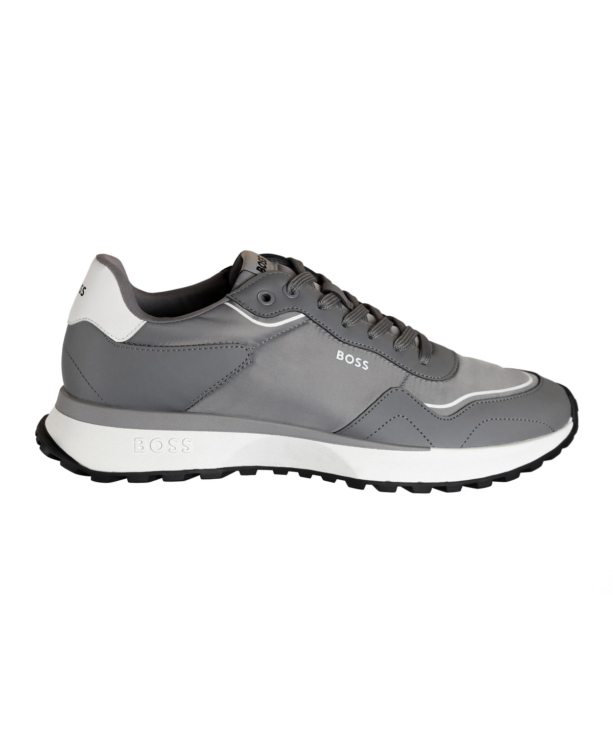 Click here for Mens Jonah Round Toe Running Shoes - Medium Gray prices