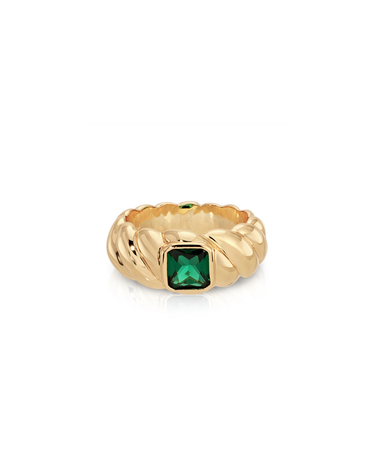 Click here for Ettika Gold Plated Twisted Ring - Gold prices