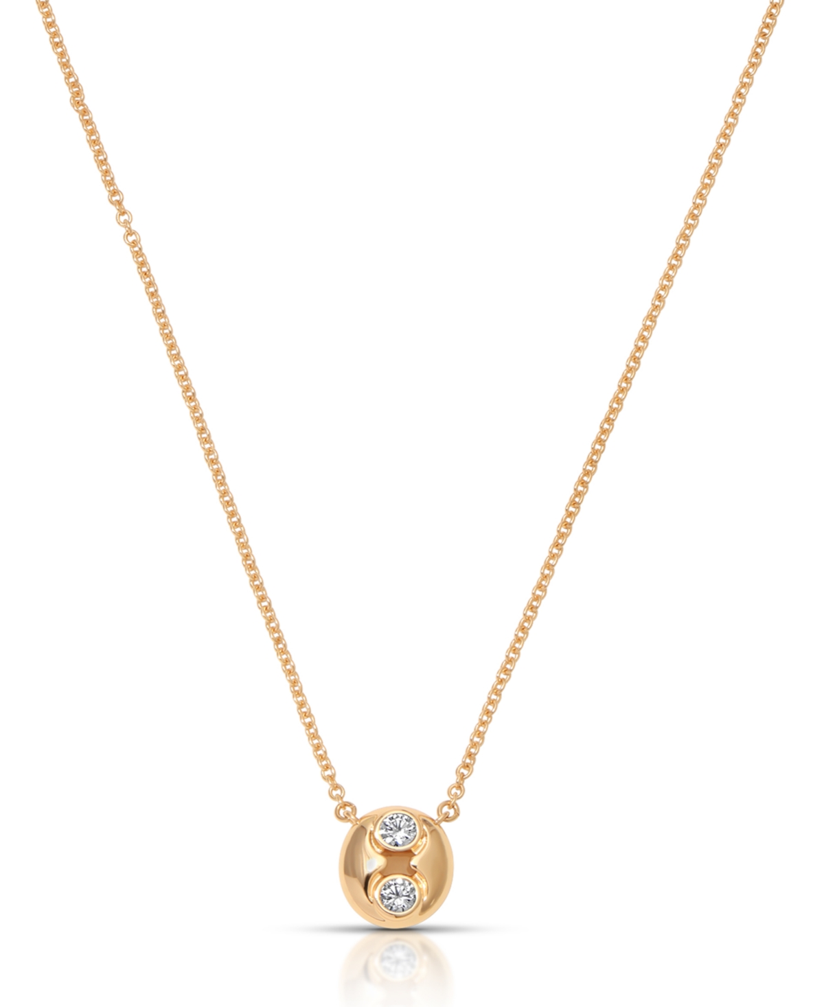 Click here for Ettika Gold Plated Double Crystal Necklace - Gold prices