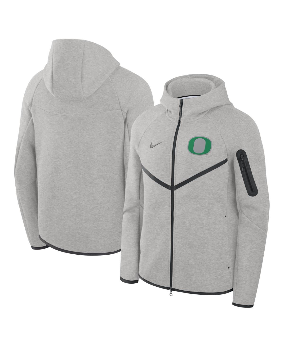 Click here for Nike Mens Gray Oregon Ducks Tech Fleece Full-Zip W... prices