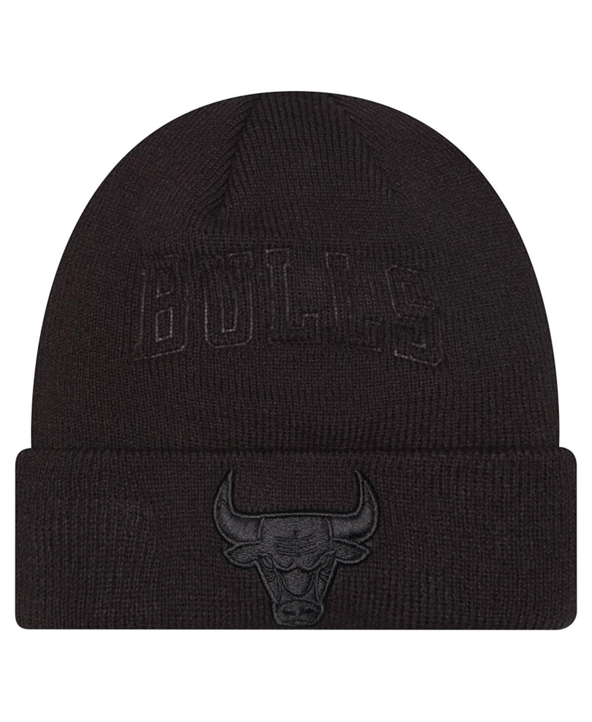Click here for New Era Mens Black Chicago Bulls Tonal Cuffed Knit... prices