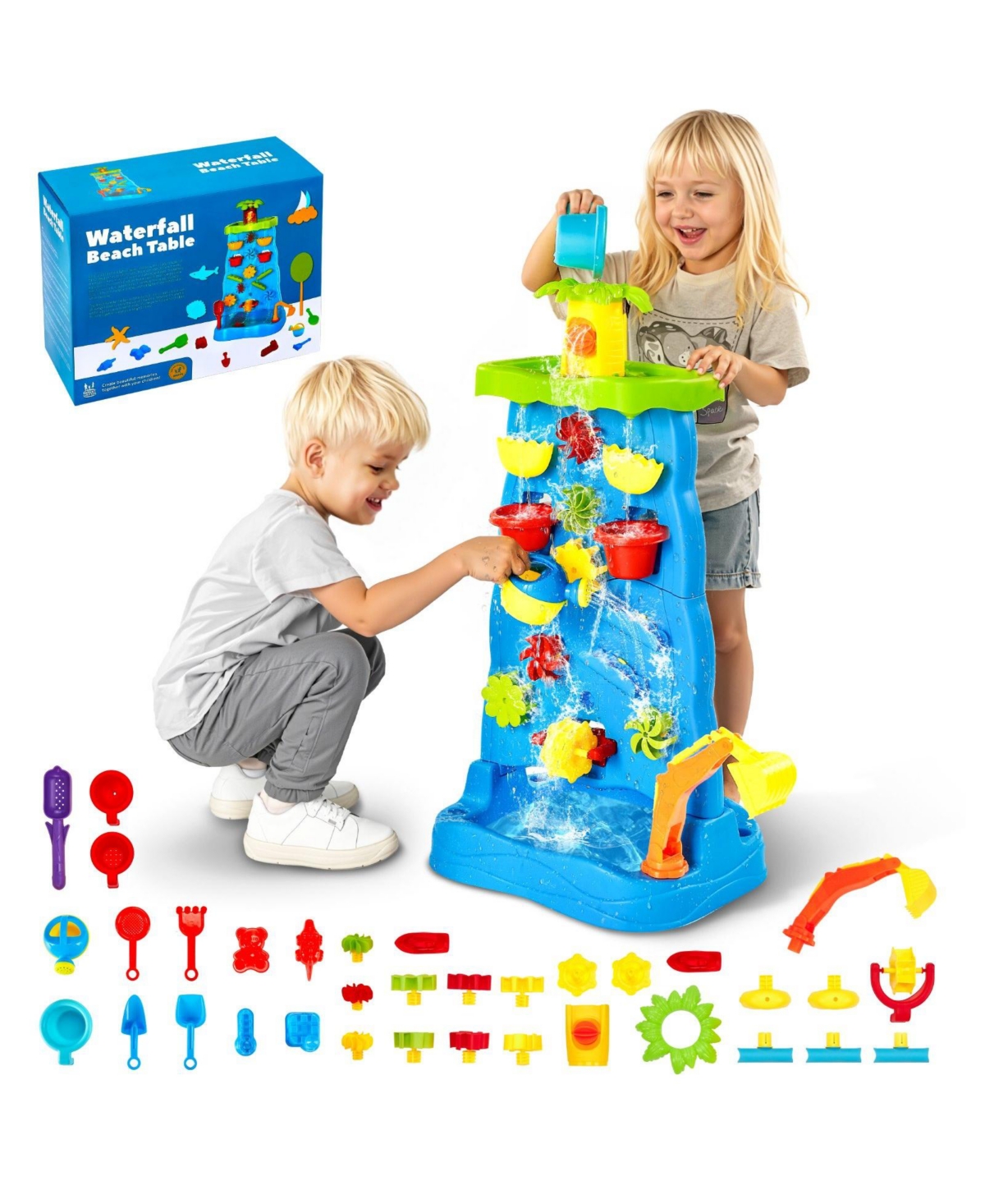 Click here for Mecale Sand and Water Table for Toddlers  37 Pcs D... prices