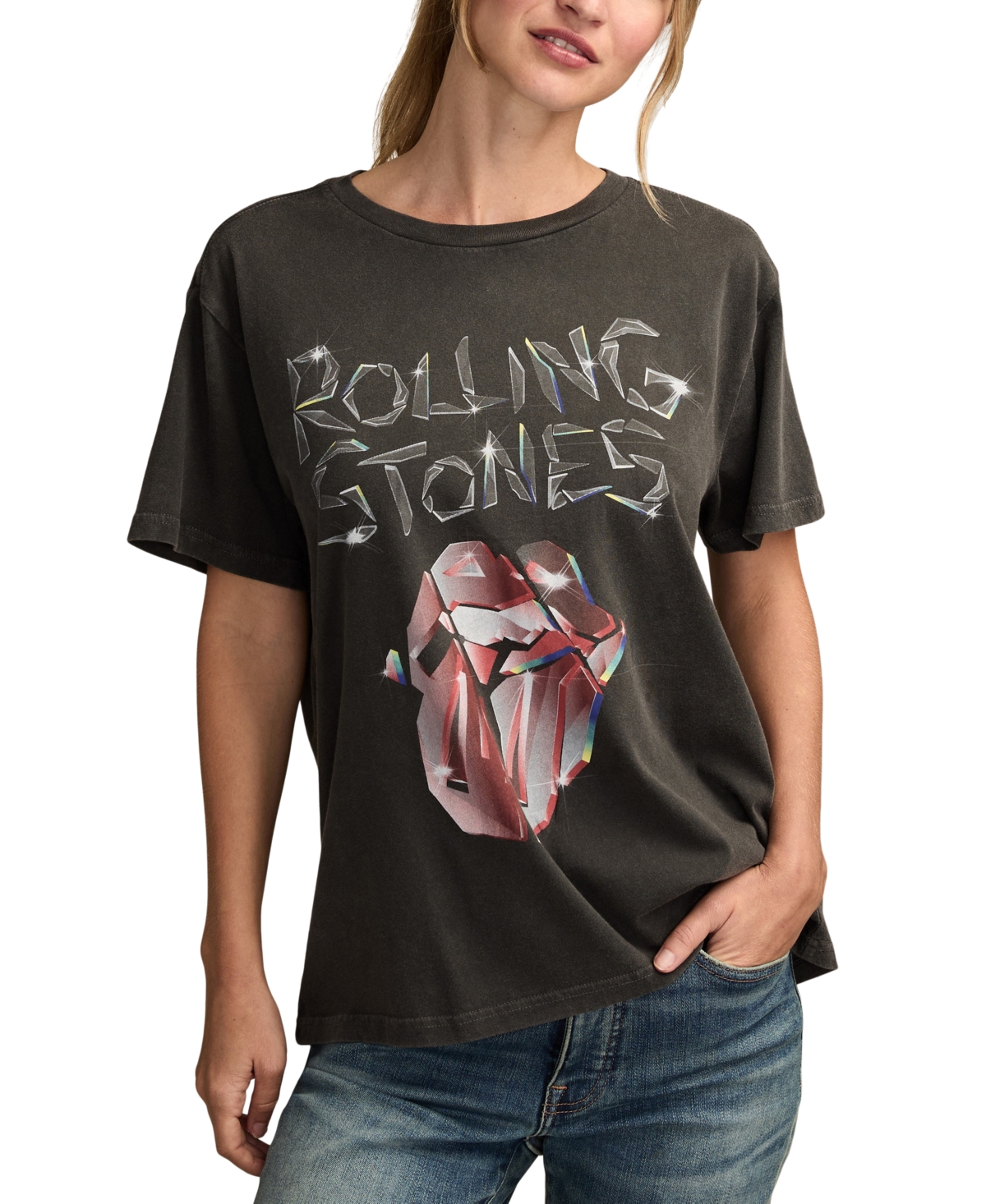 Click here for Lucky Brand Womens Rolling Stones Shatter Boyfrien... prices