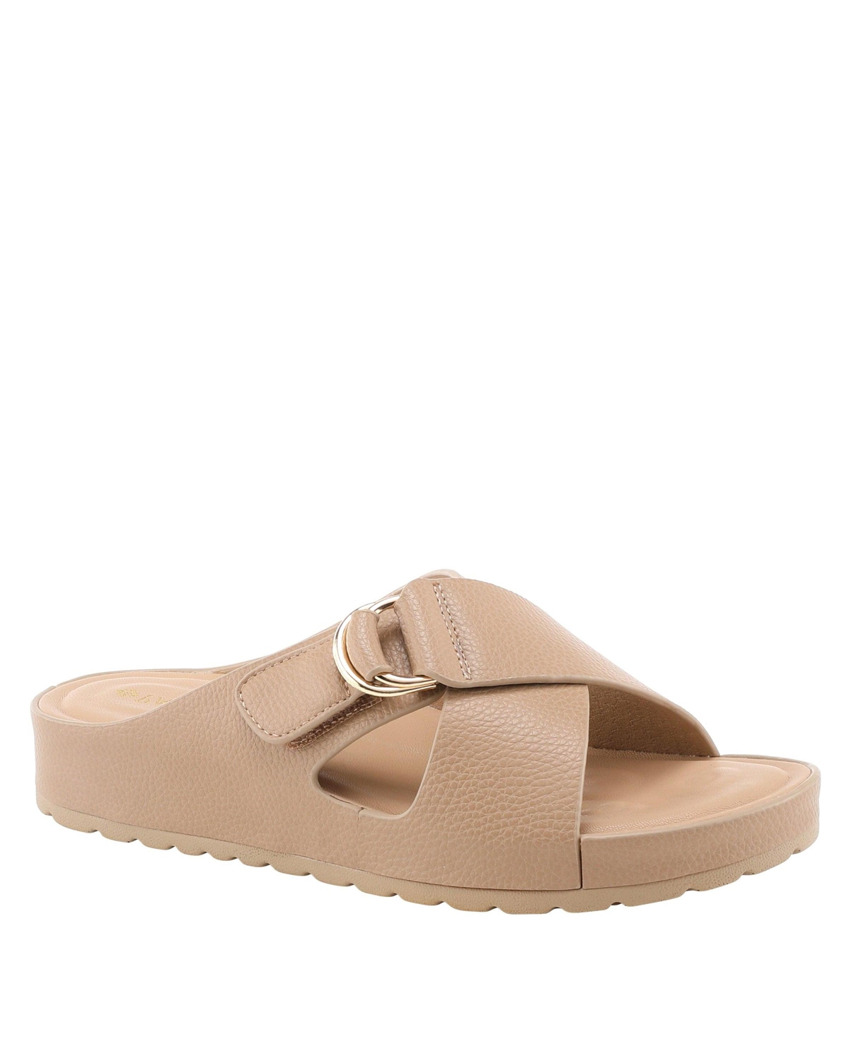 Click here for Patrizia Women s Rutha Criss-Cross Strap Slide San... prices