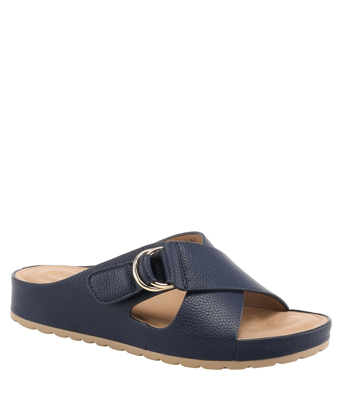 Click here for Patrizia Women s Rutha Criss-Cross Strap Slide San... prices