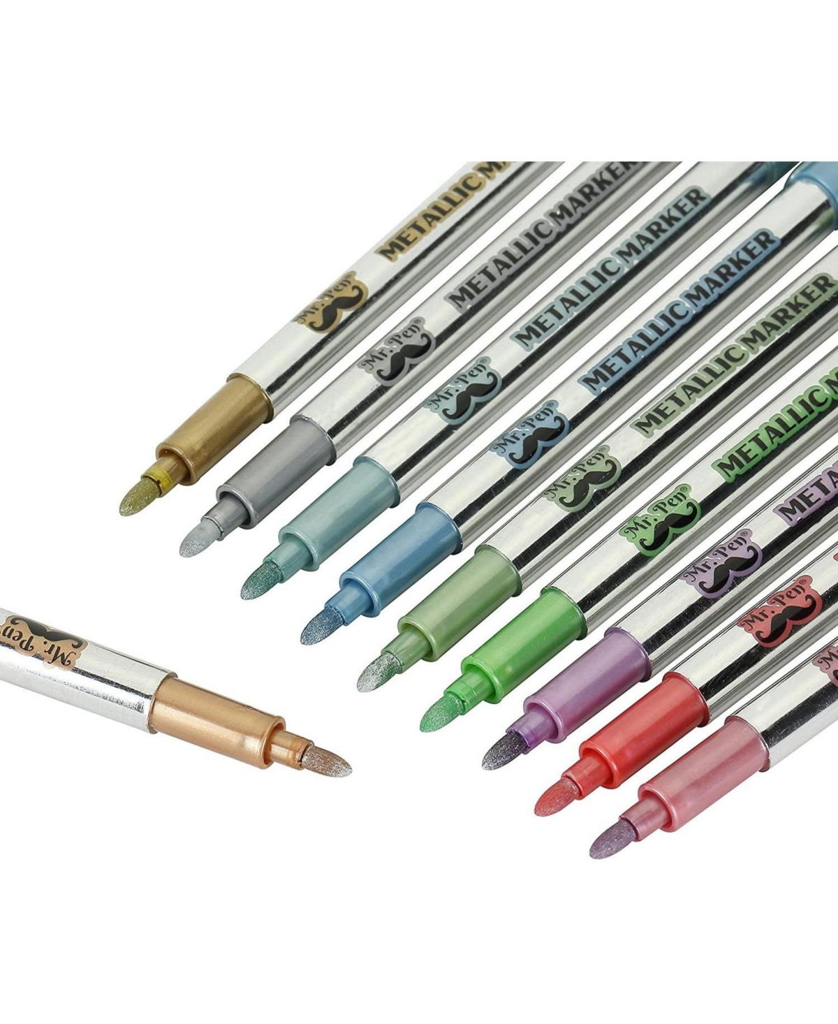 Click here for Mr. Pen Metallic Paint Markers  10 Colors  Metalli... prices