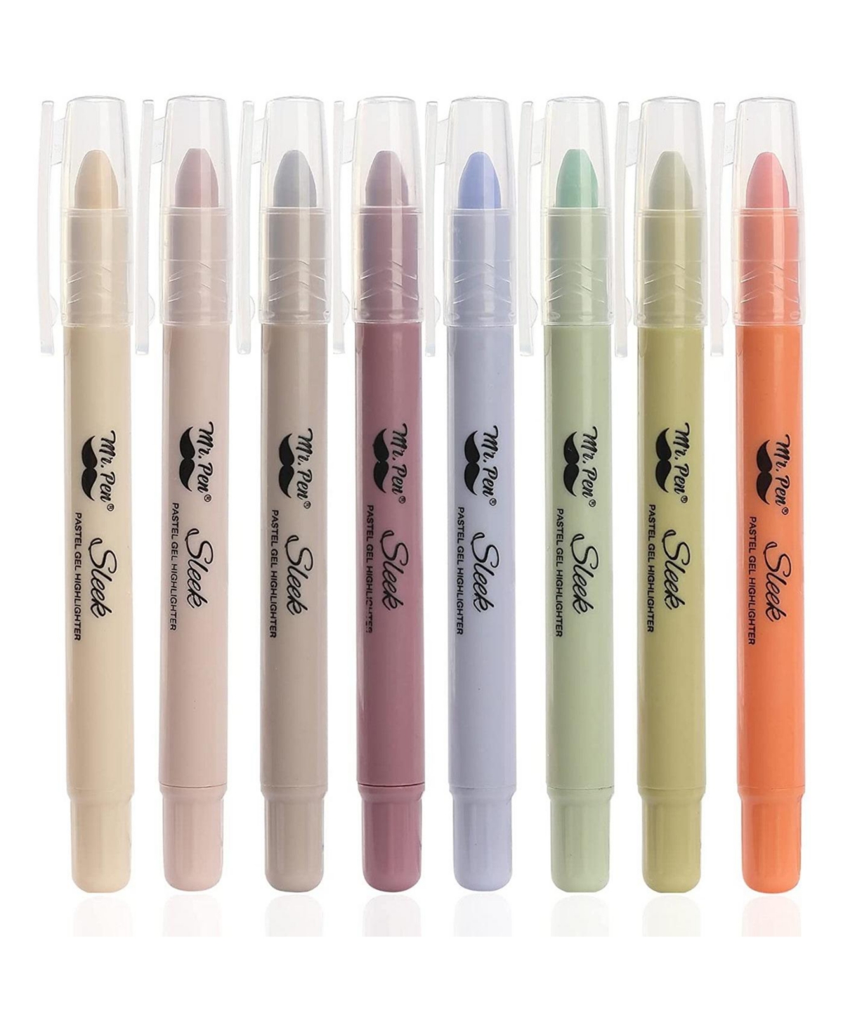 Click here for Mr. Pen Gel Highlighter  8 Pack  Pastel Colors  Bi... prices