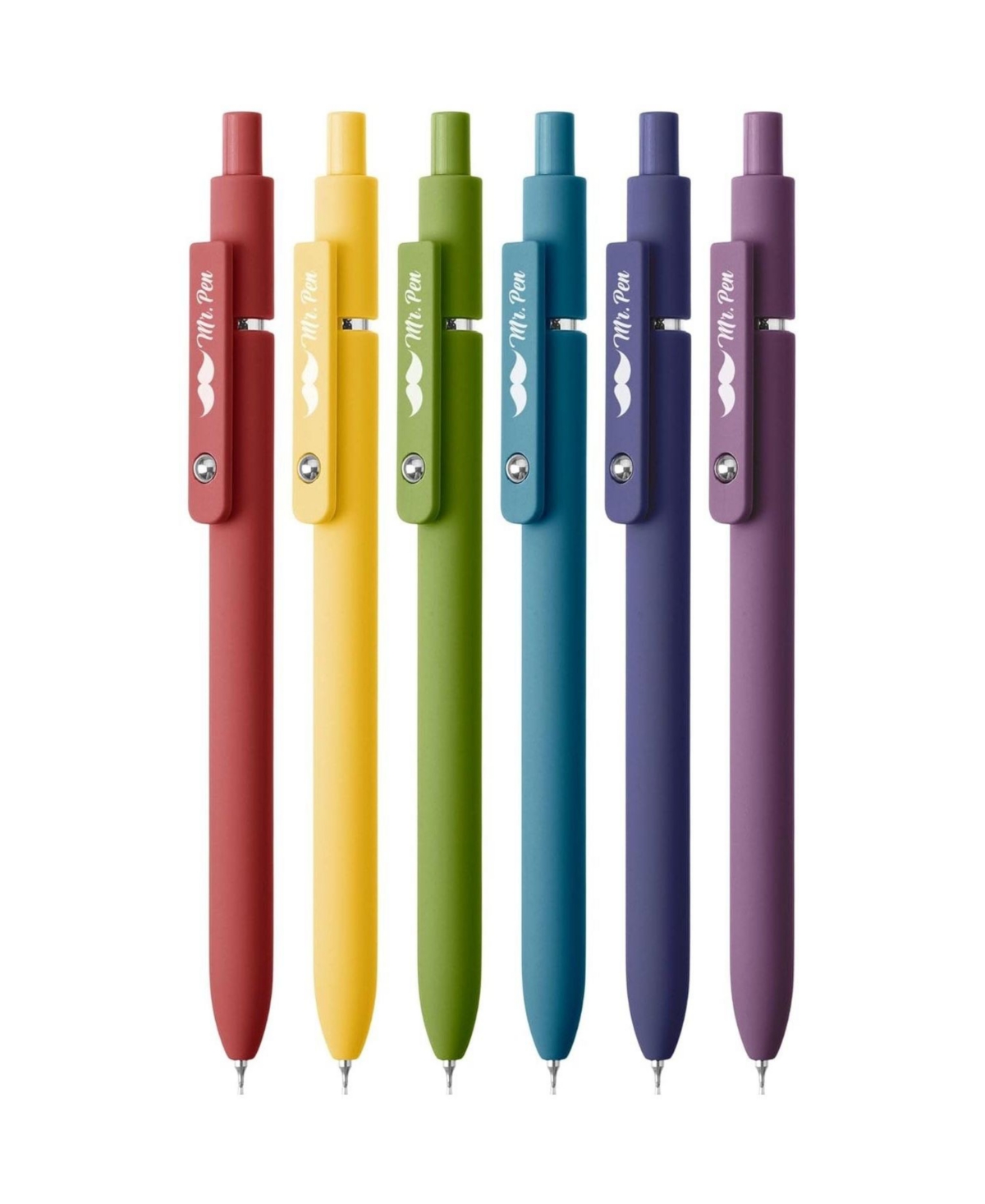 Click here for Mr. Pen Retractable Gel Pens  6 Pack  Vintage Colo... prices