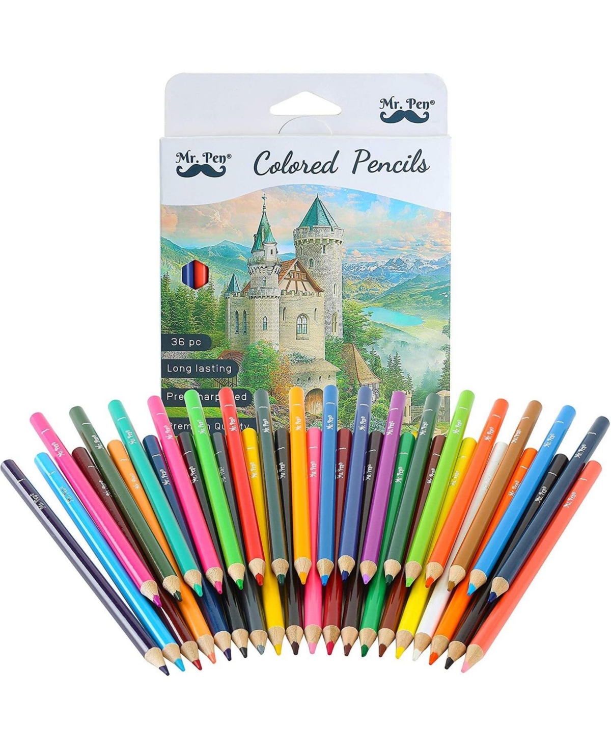 Click here for Mr. Pen Colored Pencils  36 Pack  Soft Core  Color... prices