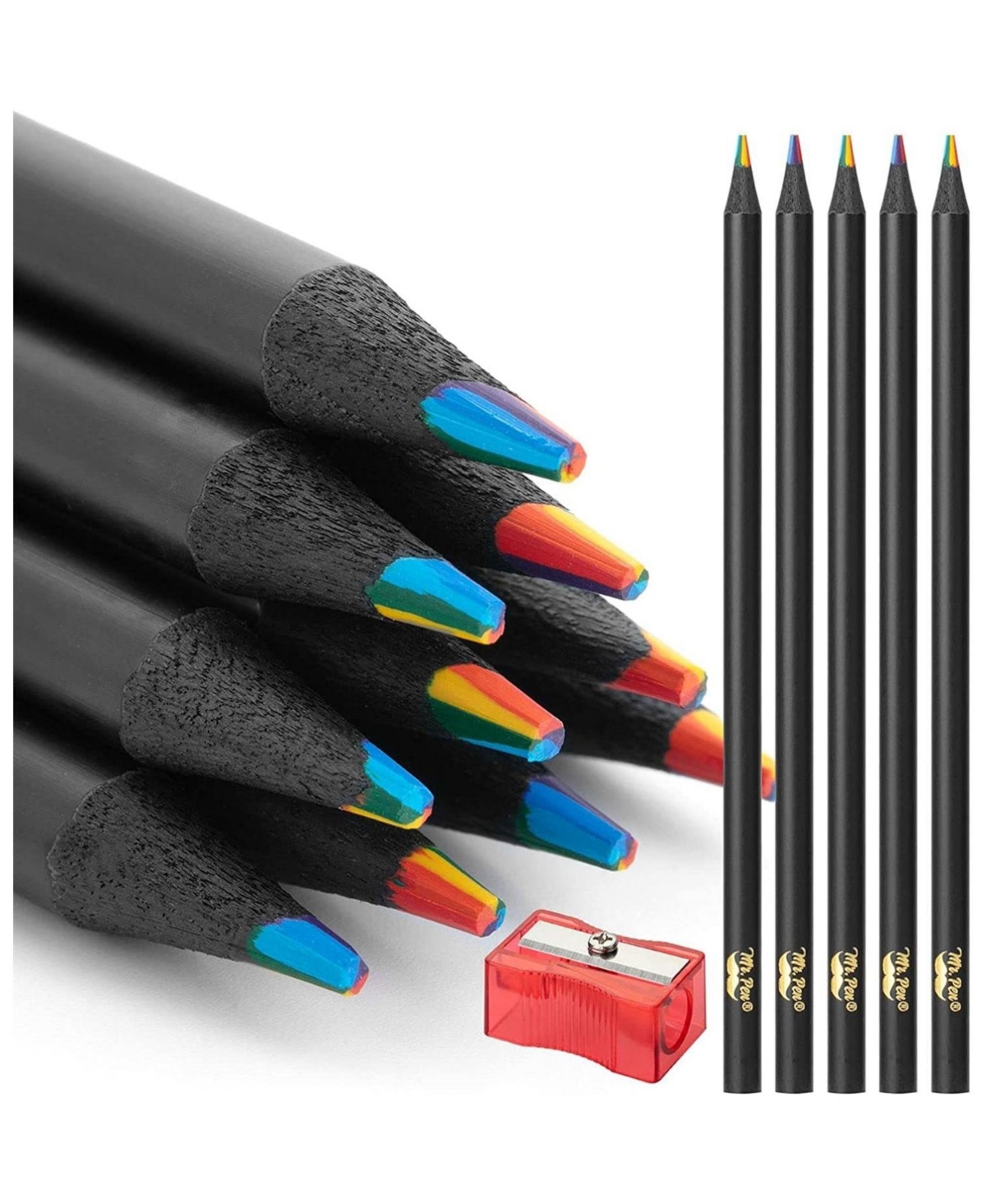 Click here for Mr. Pen Rainbow Pencils  12 Pack  7 Color in 1 Rai... prices