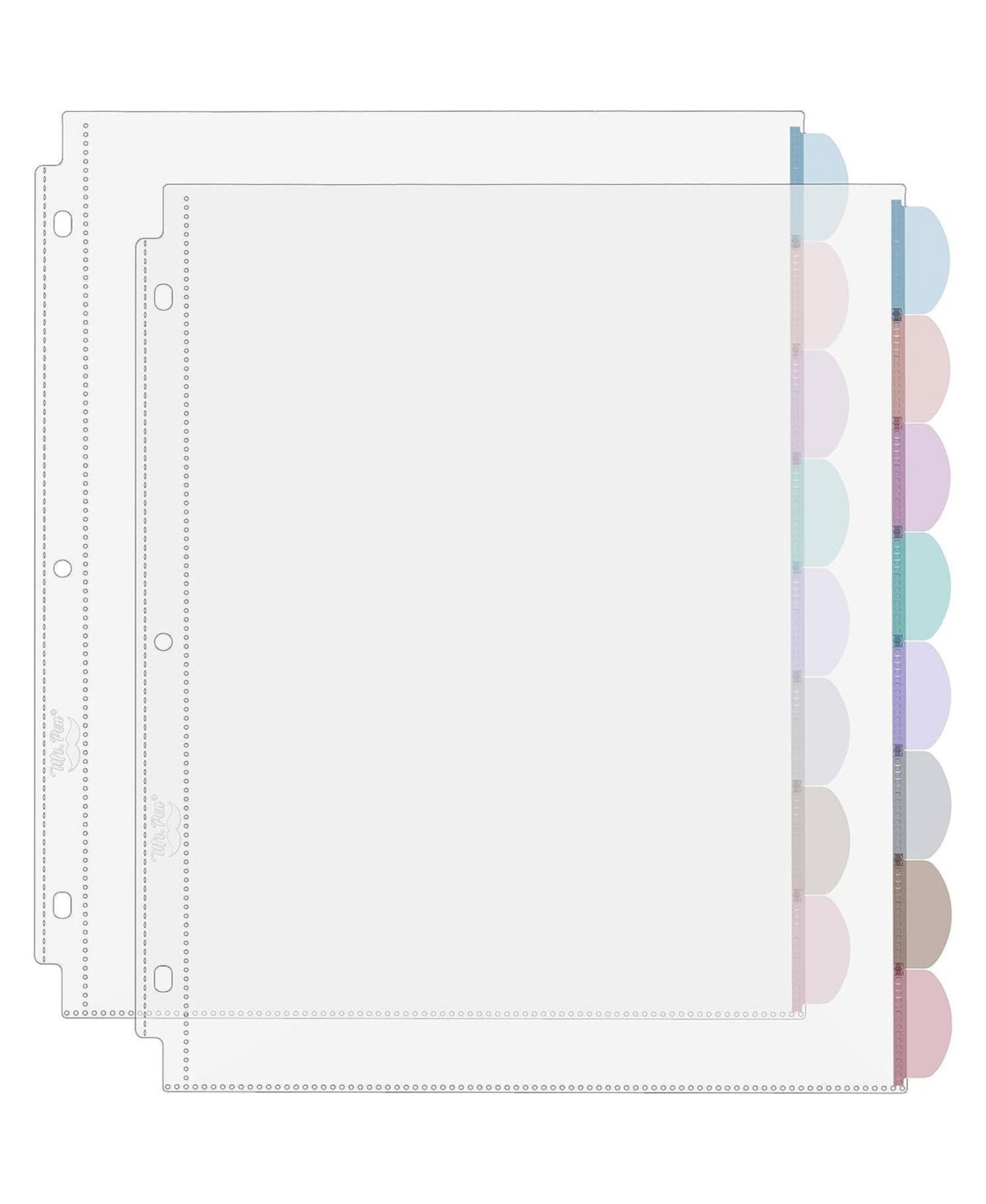 Click here for Mr. Pen Clear Sheet Protectors with Binder Tabs  8... prices