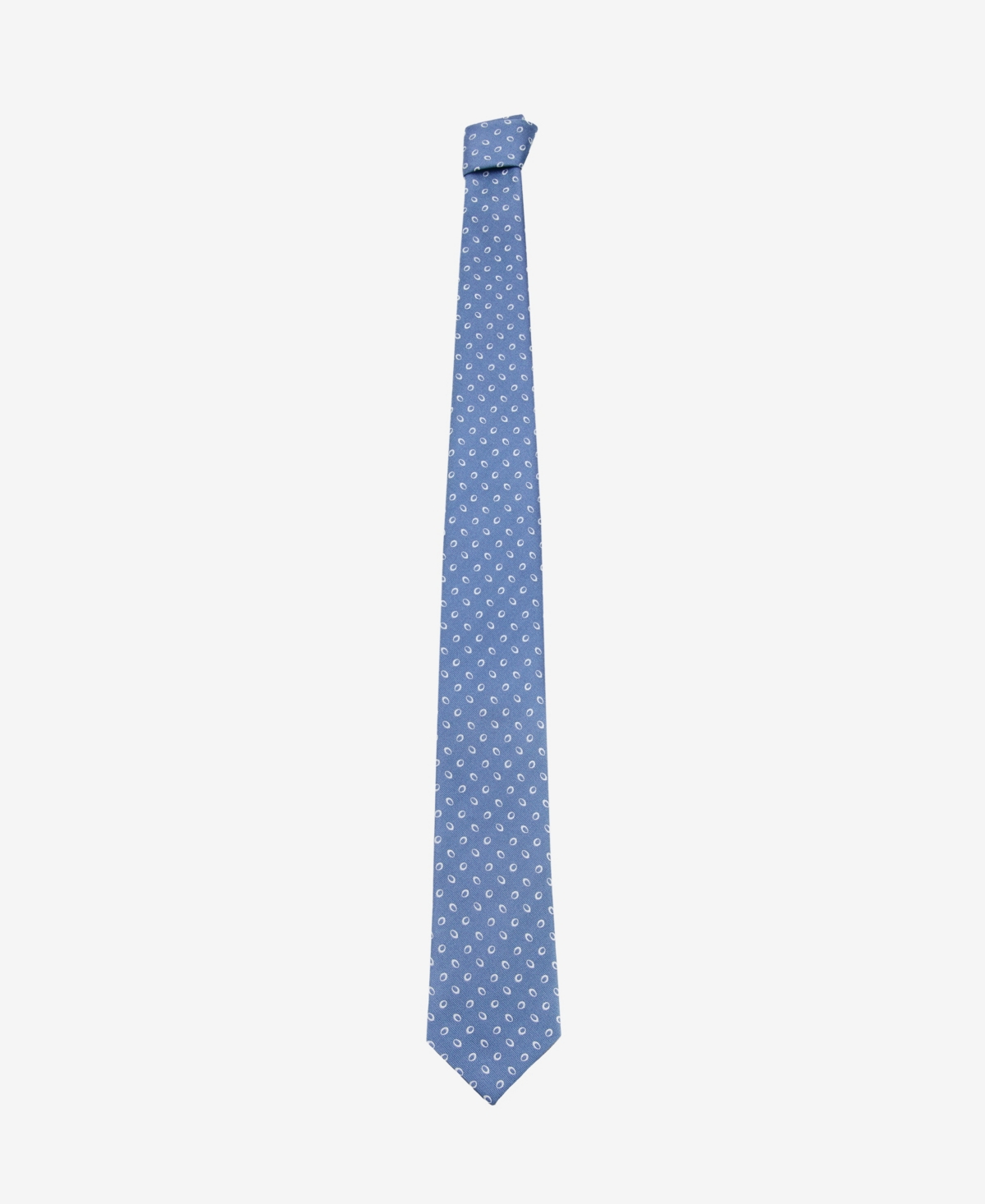 Click here for Mango Mens Printed Silk Tie - Blue prices