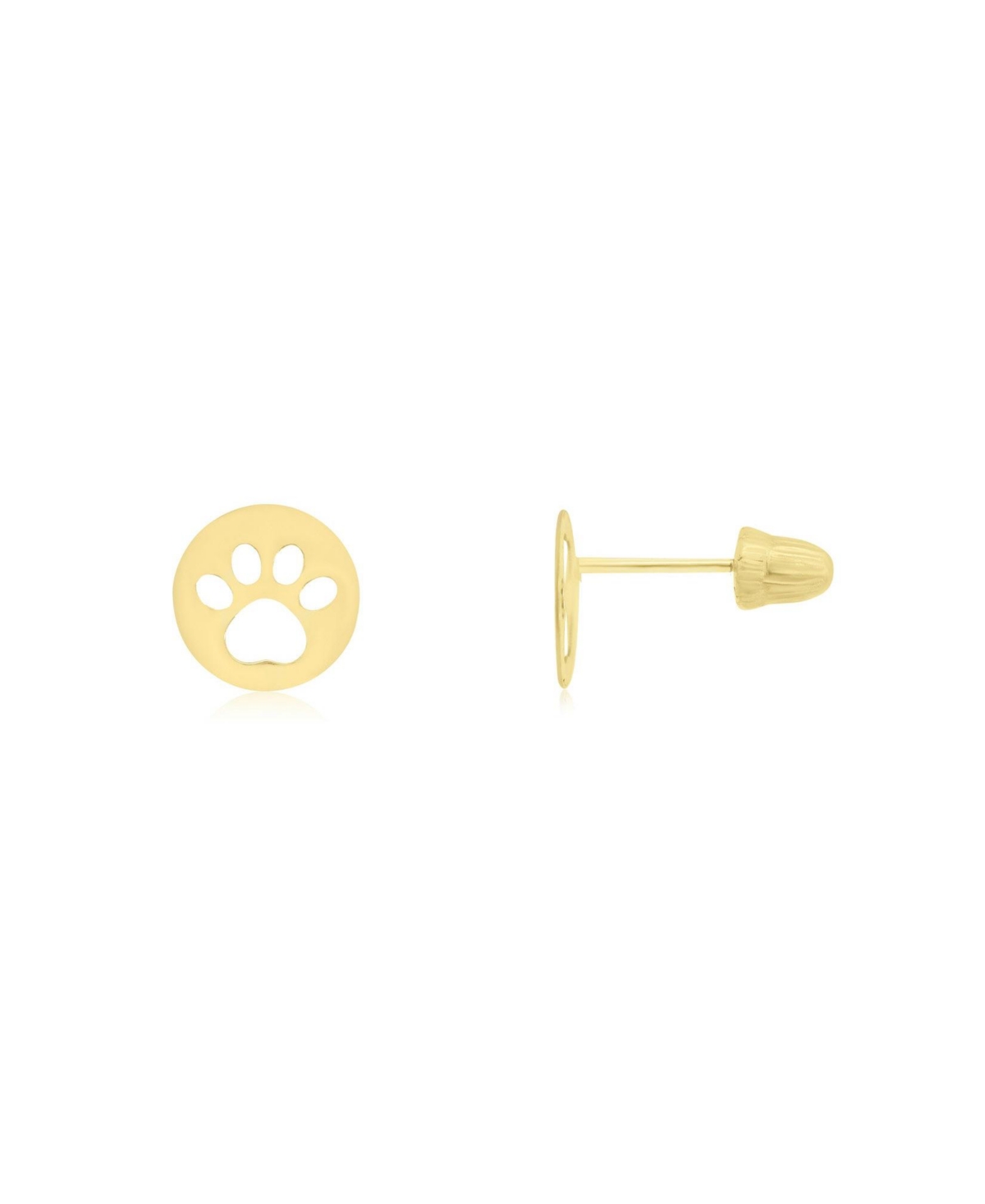 Click here for The Lovery Baby Cut Out Paw Screw Back Stud Earrin... prices