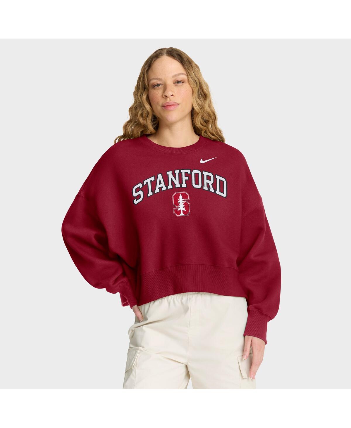 Click here for Nike Womens Cardinal Stanford Cardinal Oversized P... prices