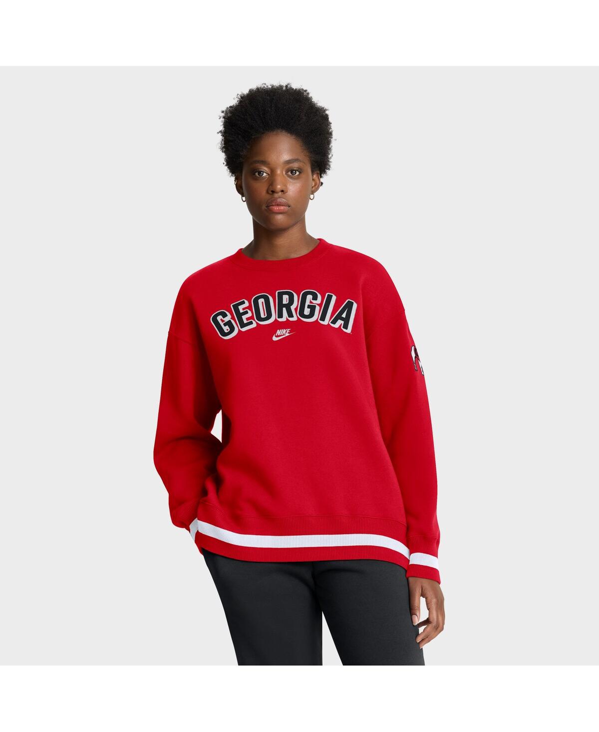 Click here for Womens Red Georgia Bulldogs Oversized Legacy Phoen... prices