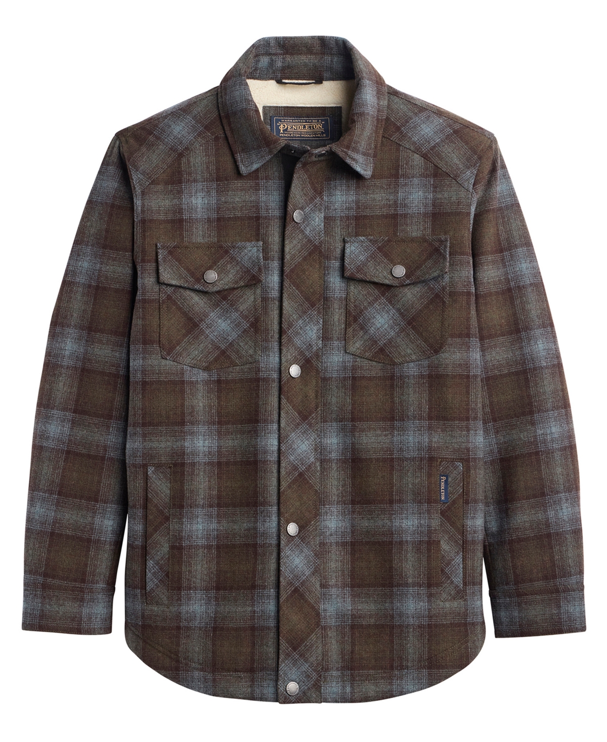 Click here for Pendleton Mens Fleece-Lined Oswego Button-Front Sh... prices