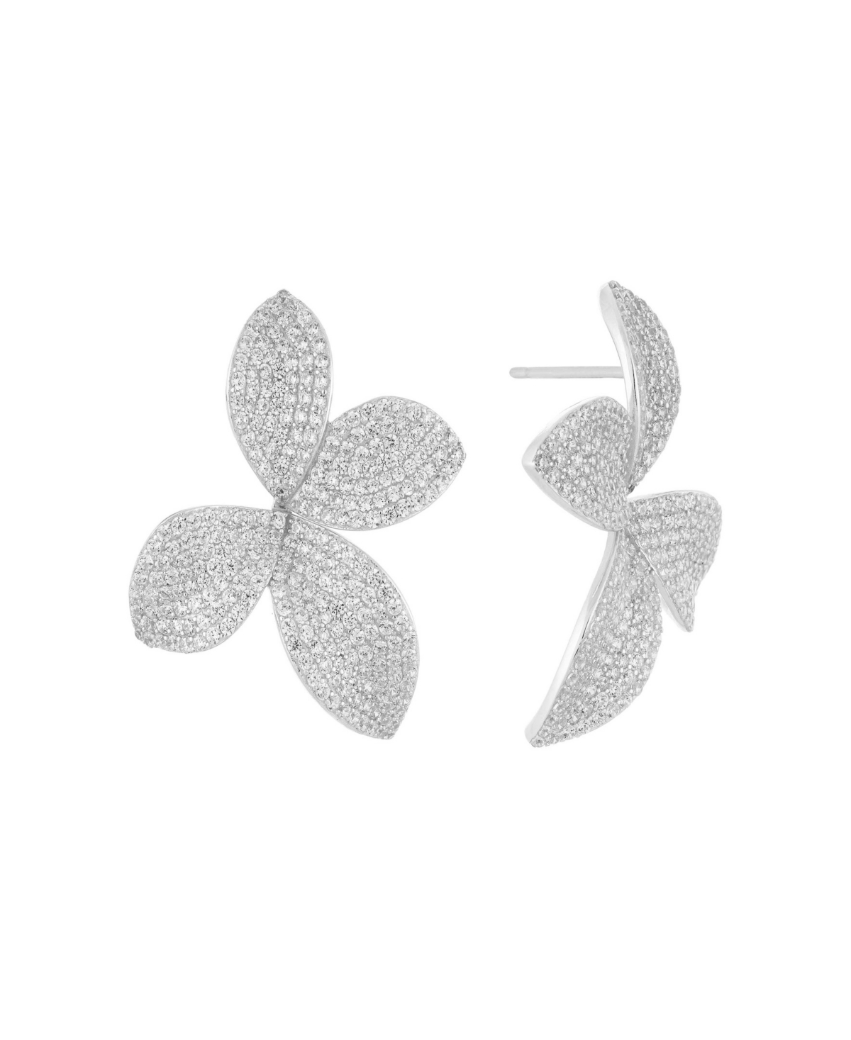 Click here for By Adina Eden Pave Fancy On The Ear Stud Earring -... prices