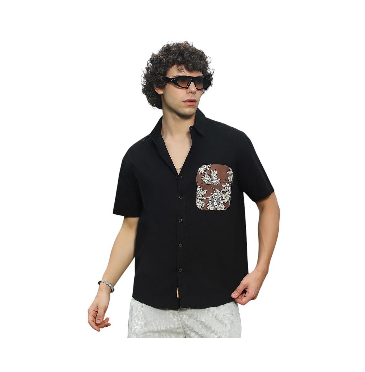 Click here for Campus Sutra Mens Chocolate Brown & Obsidian Black... prices