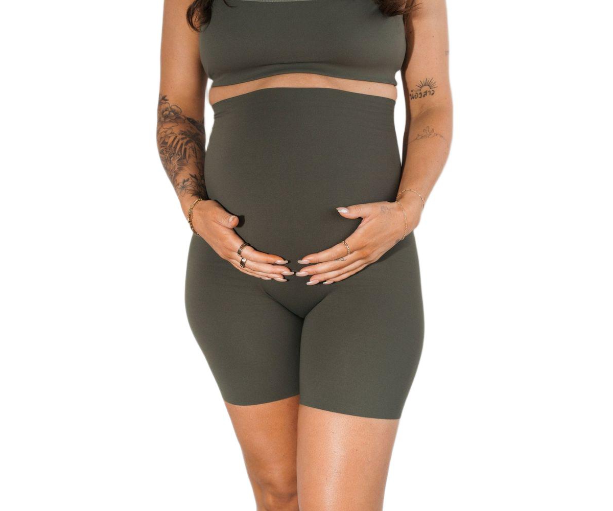 Click here for Vitality Womens Maternity Cloud Rider Short - Oliv... prices