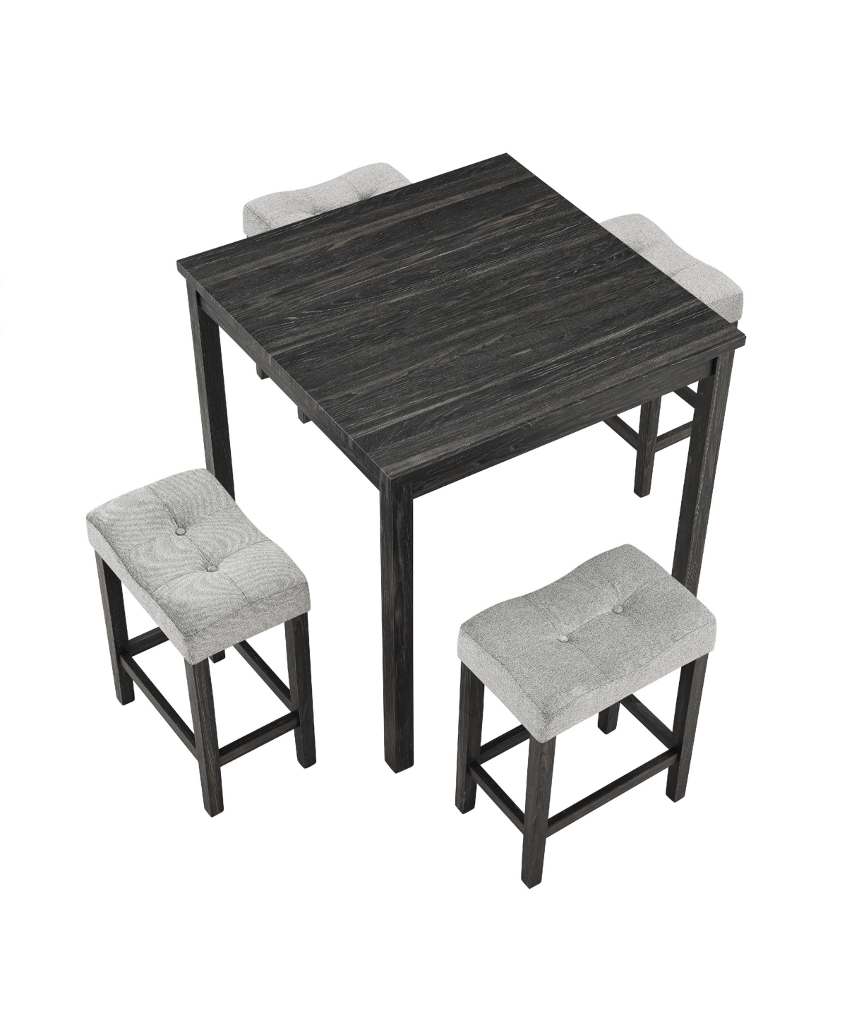 Click here for Casainc Industrial 5-Piece Dining Set with Bar Tab... prices