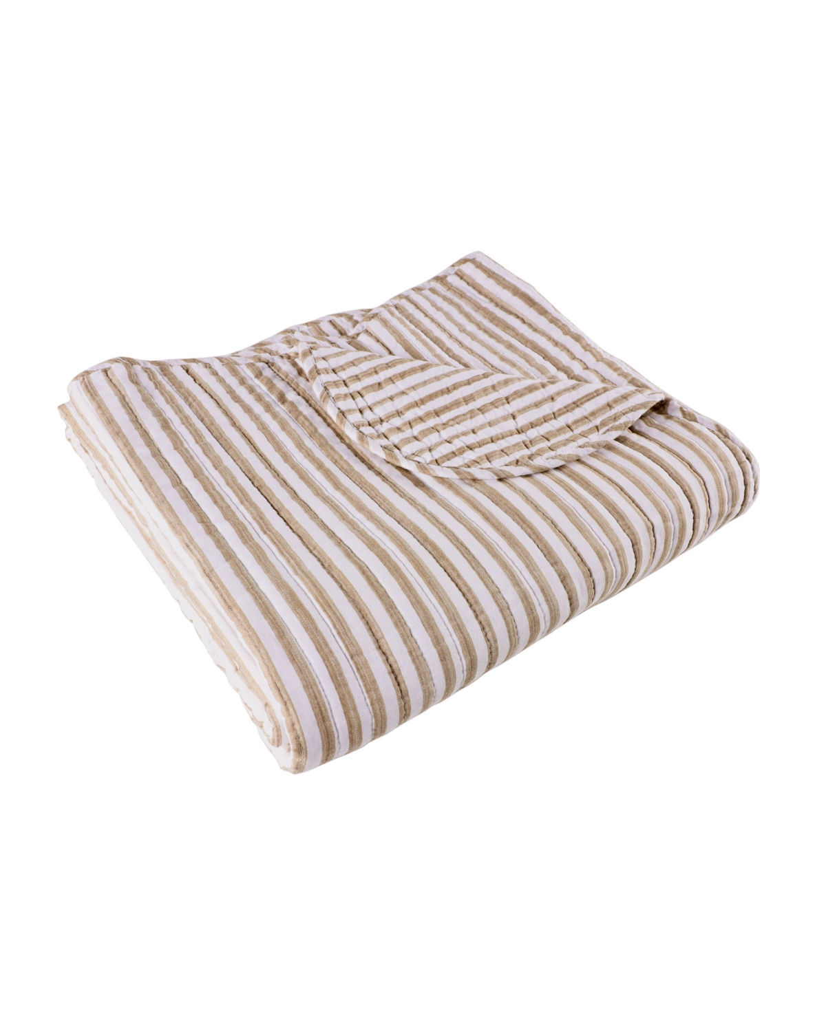 Click here for Levtex Martha Stripe Reversible Quilted Throw  50... prices