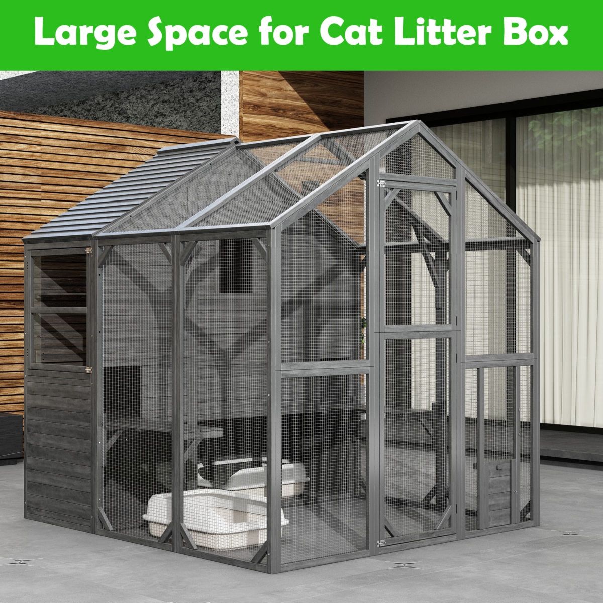 Click here for Homsee Large Cat Run Cat House  Cage Large Catio K... prices