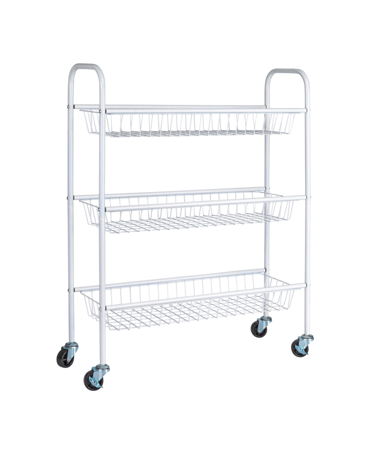 Click here for Household Essentials 3-Tier Slim Storage Cart  Whi... prices