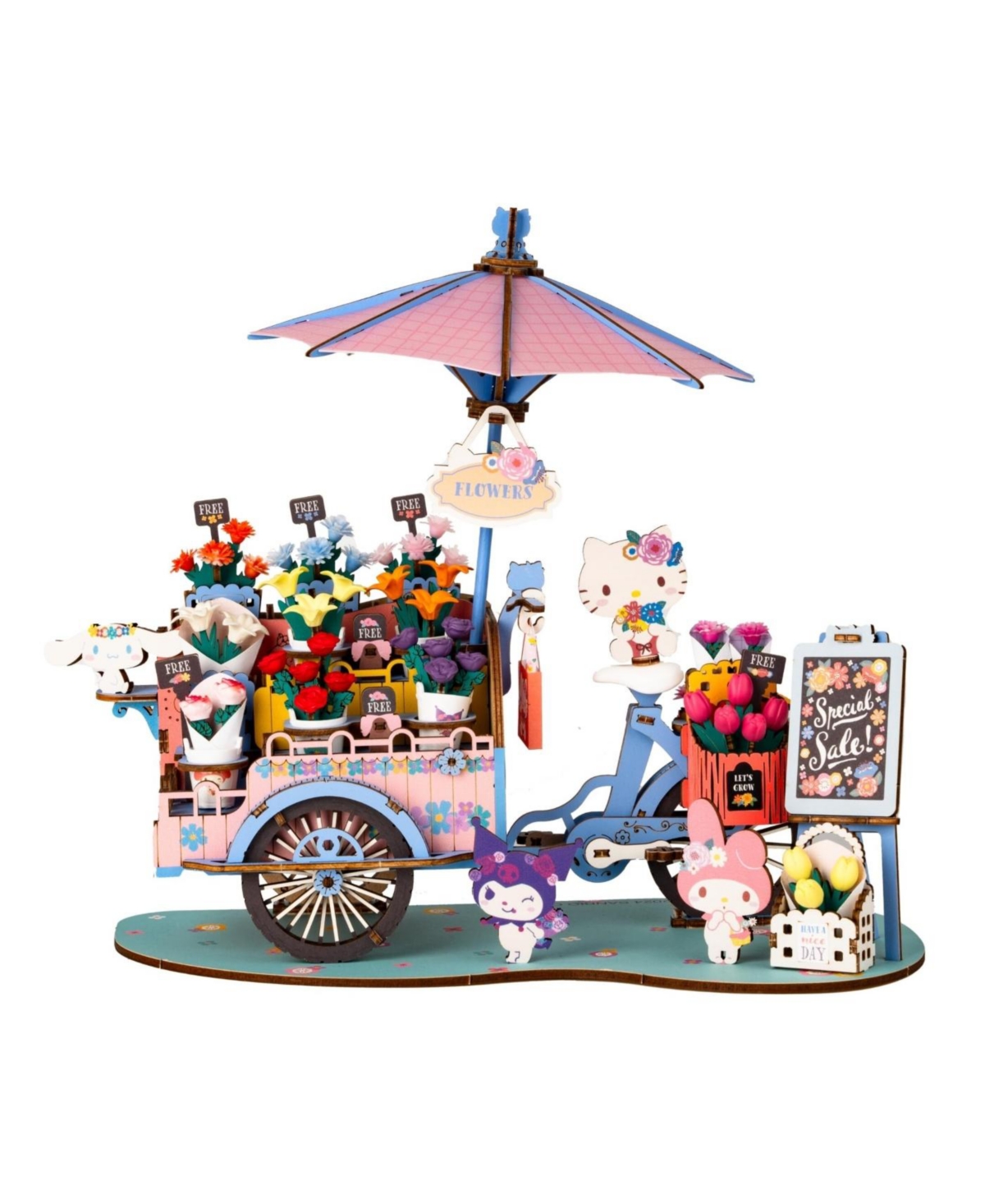 Click here for Flash Popup Diy 3D Puzzle - Hello Kitty Flower Car... prices