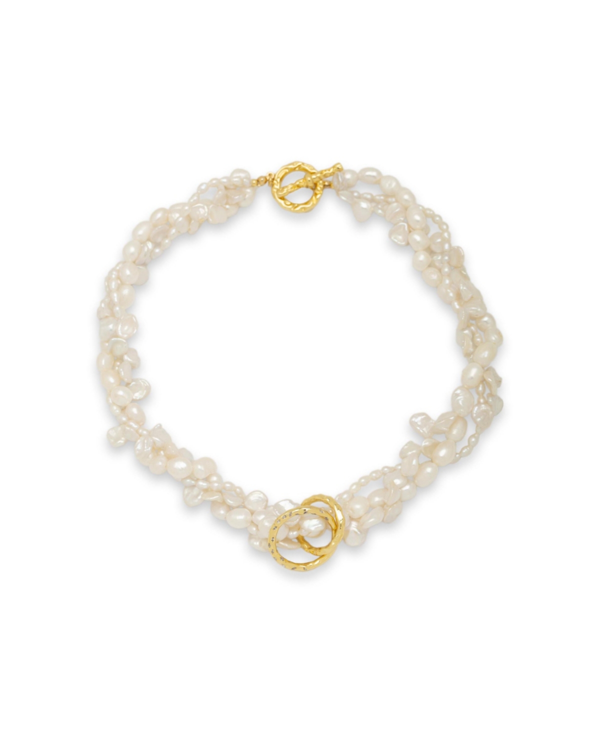Click here for Classicharms Nina Multi-Strand Baroque Pearl Choke... prices