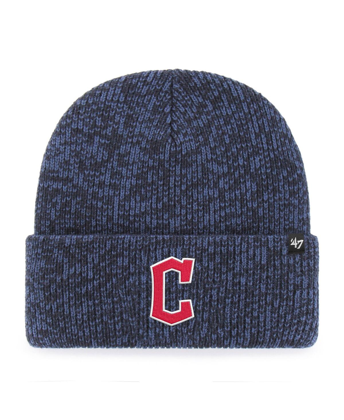 Click here for Mens Navy Cleveland Guardians Brain Freeze Cuffed... prices