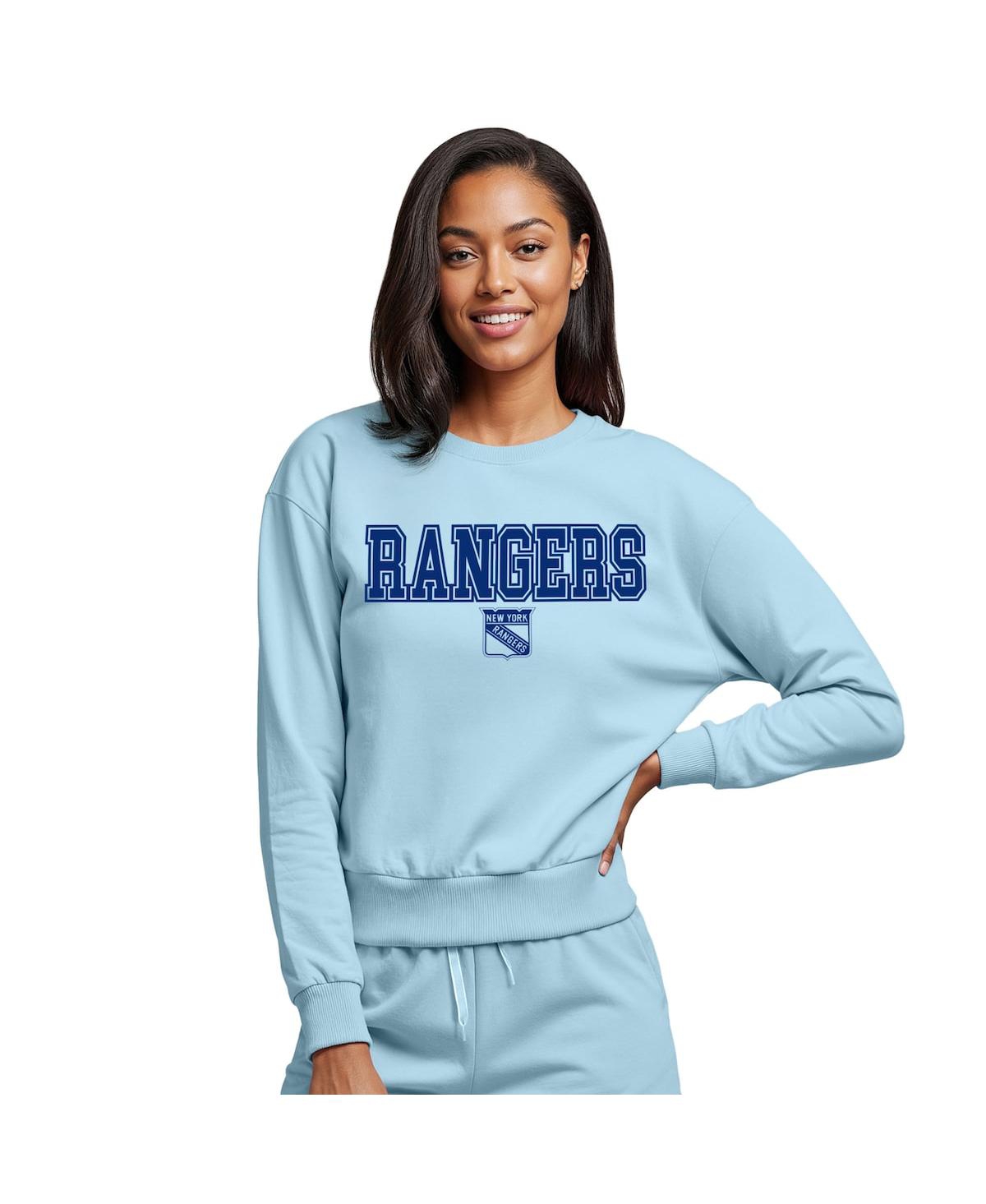 Click here for Womens Light Blue New York Rangers Tonal Pullover... prices