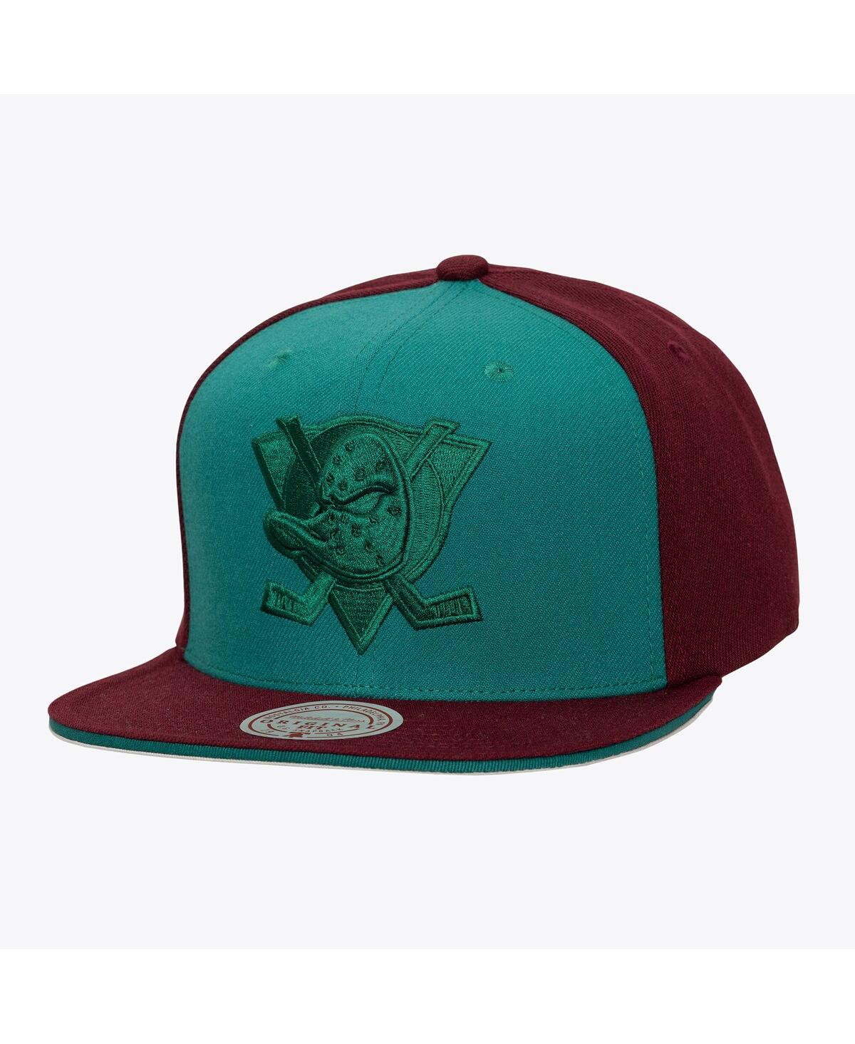 Click here for Mens Teal & Purple Anaheim Ducks Color Pop Snapbac... prices