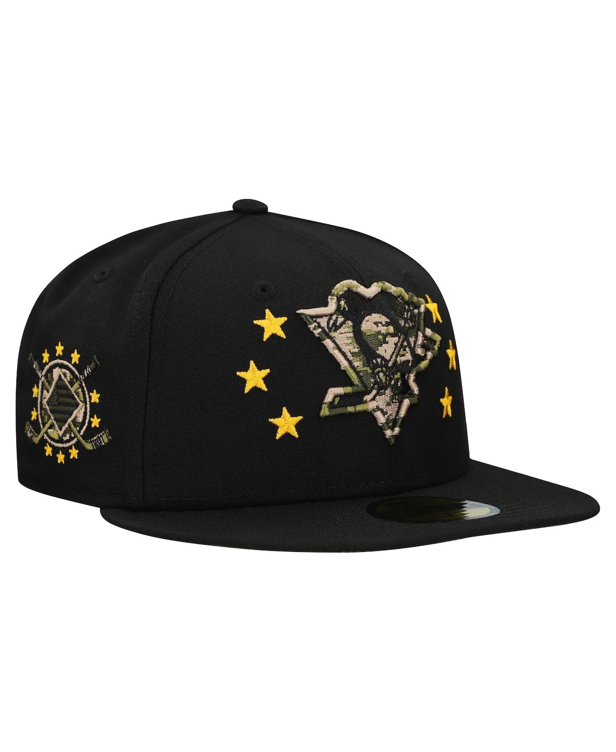 Click here for New Era Mens Black Pittsburgh Penguins Military Ap... prices