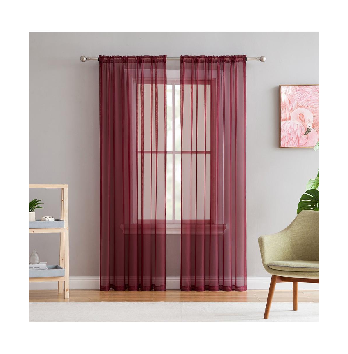Click here for Hlc.me Essentials Sheer Voile Window Treatment Rod... prices