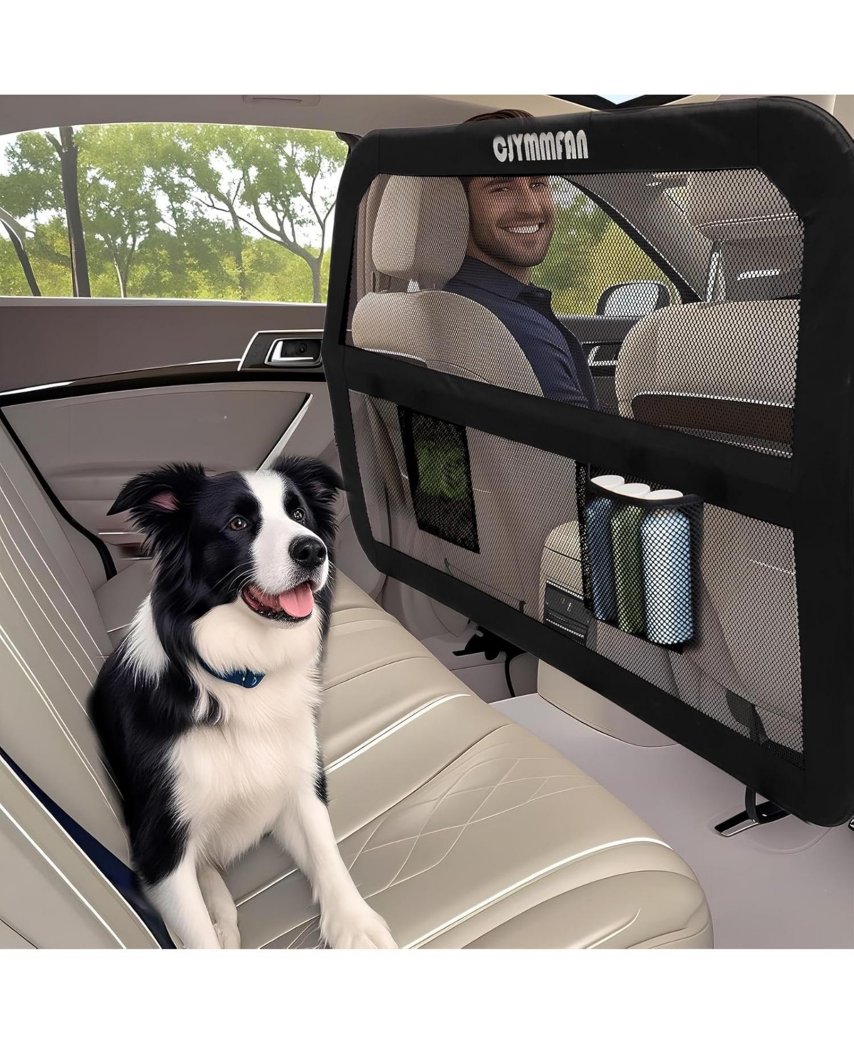 Click here for Lovmor Dog Barrier for Car Back Seat Cargo Area wi... prices