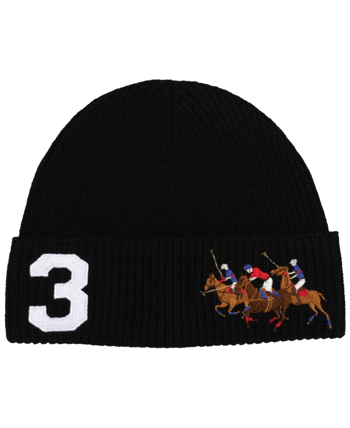 Click here for Polo Ralph Lauren Mens Polo Match Beanie - Black prices