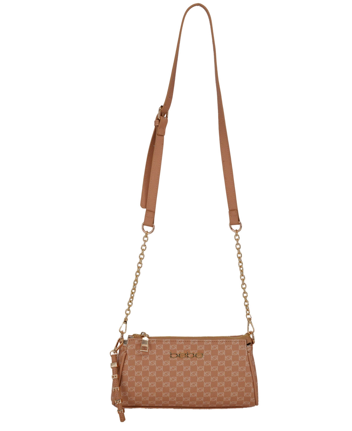 Click here for Bebe Womens Adela Monogram Baguette Crossbody Bag... prices