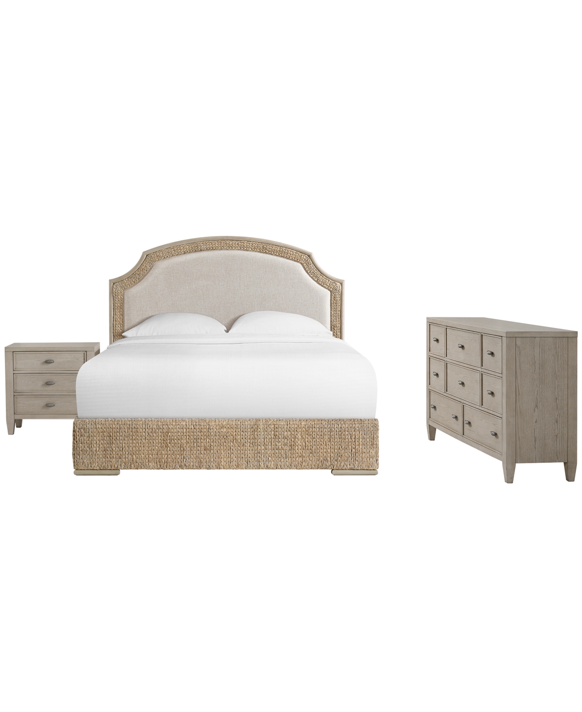 Click here for Furniture Sirena King 3-Pc. Set Bed  Dresser with... prices